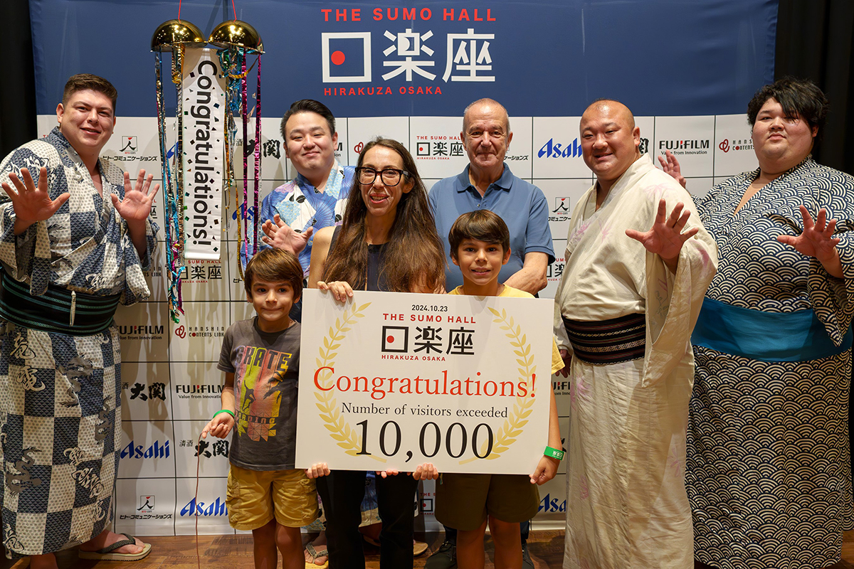 相撲エンタテインメントショーホール「THE SUMO HALL日楽座OSAKA」に1万人来場 – OSAKA STYLE